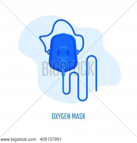 Oxygen Mask Icon On Vector & Photo (Free Trial) | Bigstock