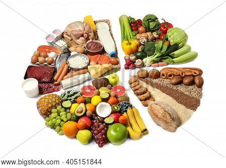 Food Pie Chart On Image & Photo (Free Trial) | Bigstock