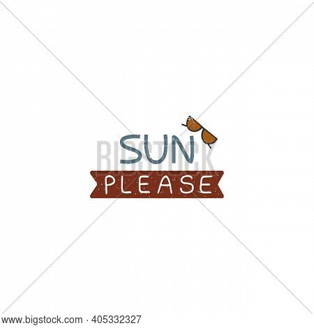 Sun Please Cute Hand Vector & Photo (Free Trial) | Bigstock
