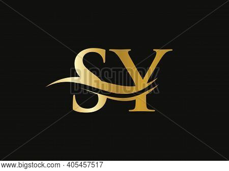 Sy Initial Logo Vector & Photo (Free Trial) | Bigstock