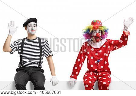 Funny Clown Mime Image & Photo (Free Trial) | Bigstock