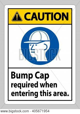 Caution Sign Bump Cap Vector & Photo (Free Trial) | Bigstock