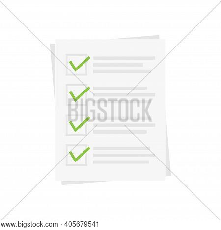 Checklist Checkmark Vector & Photo (Free Trial) | Bigstock