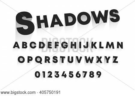 Shadows Alphabet Vector & Photo (Free Trial) | Bigstock
