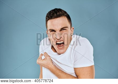 Man Gestures His Hands Image & Photo (Free Trial) | Bigstock
