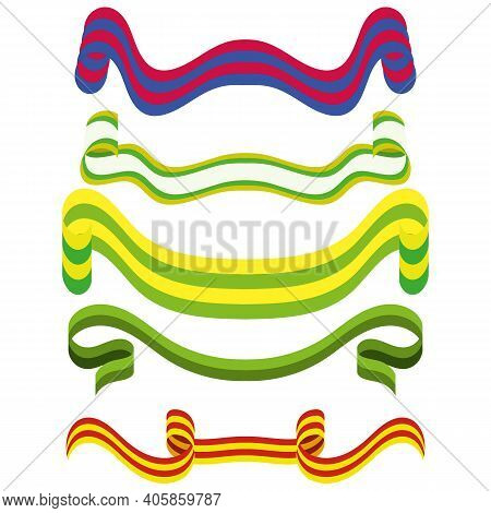 Many Ribbons Vector & Photo (Free Trial) | Bigstock