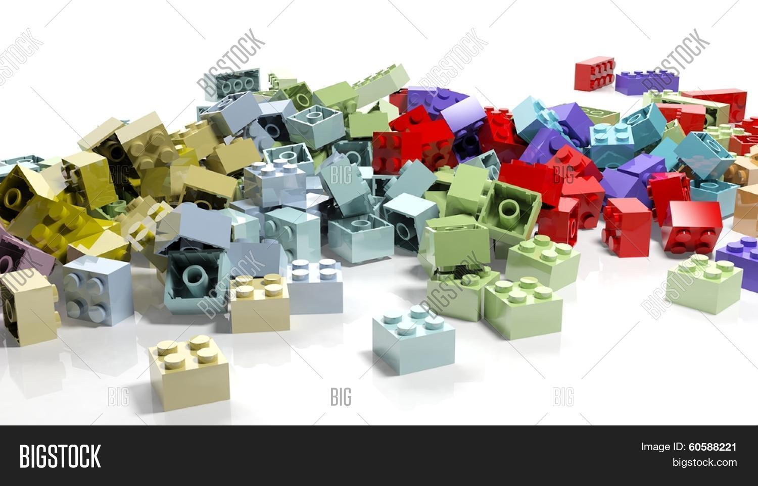 Pile Lego Blocks Image & Photo (Free Trial) | Bigstock