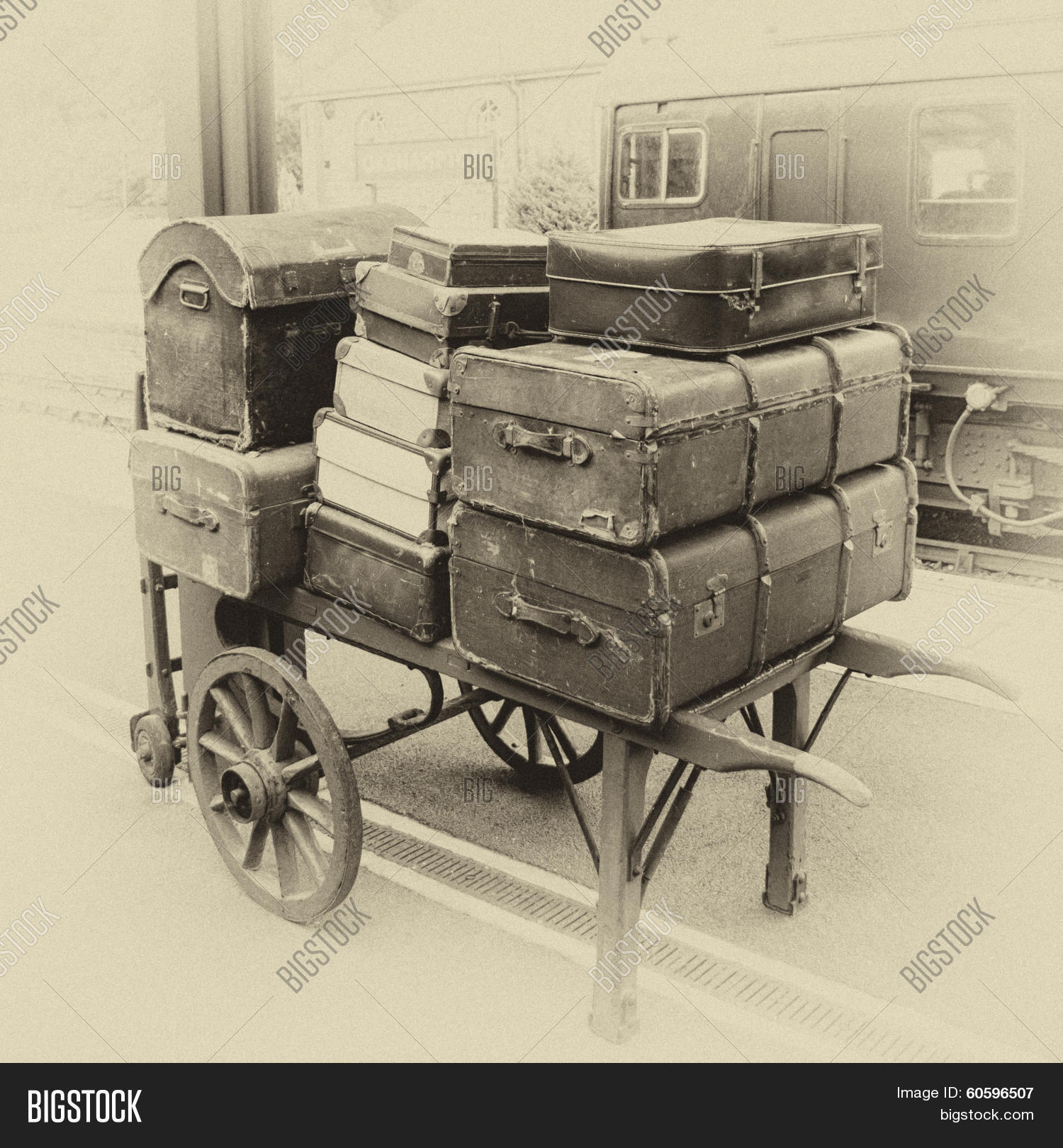 Luggage On Porter's Image & Photo (Free Trial) | Bigstock