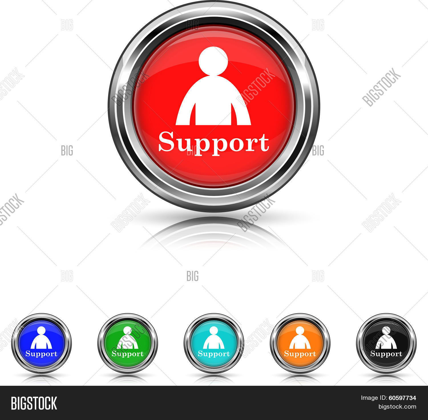 Support Icon - Six Vector & Photo (Free Trial) | Bigstock
