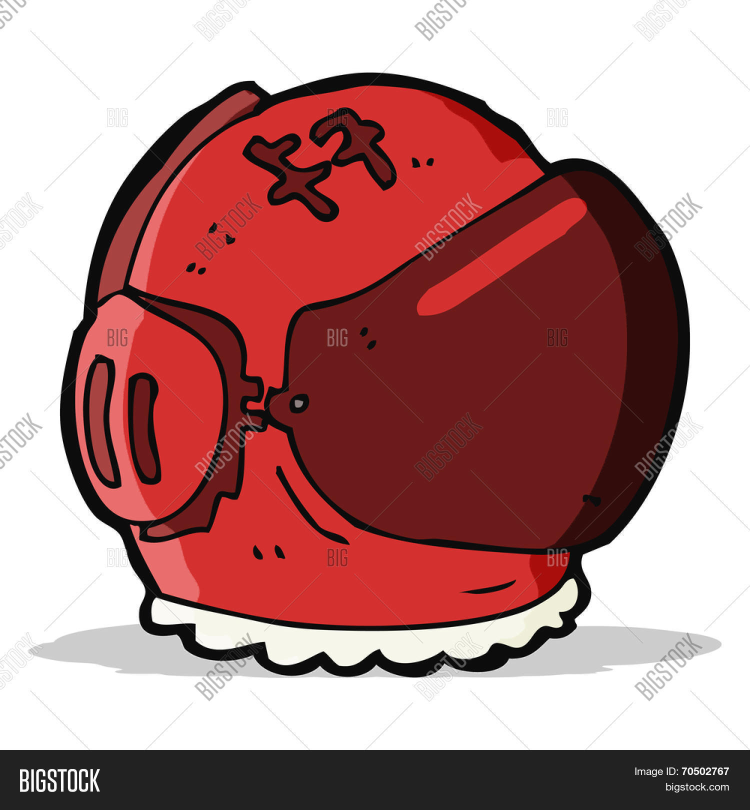 Cartoon Space Helmet Vector & Photo (Free Trial) | Bigstock