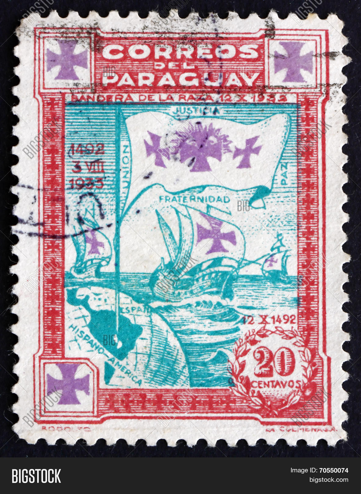 Postage Stamp Paraguay Image & Photo (Free Trial) | Bigstock