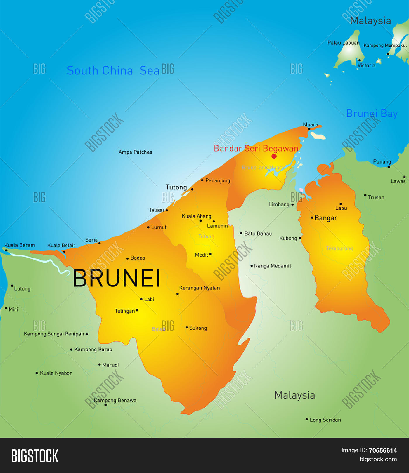 Vector Color Map Vector & Photo (Free Trial) | Bigstock