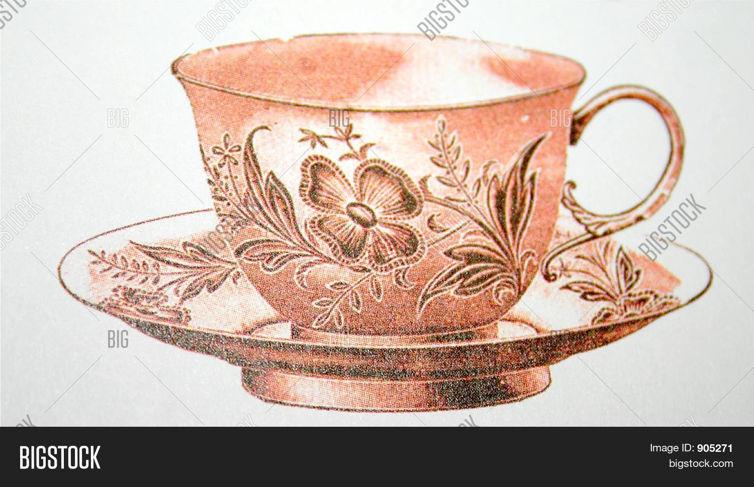 Teacup Drawing Image & Photo (Free Trial) | Bigstock