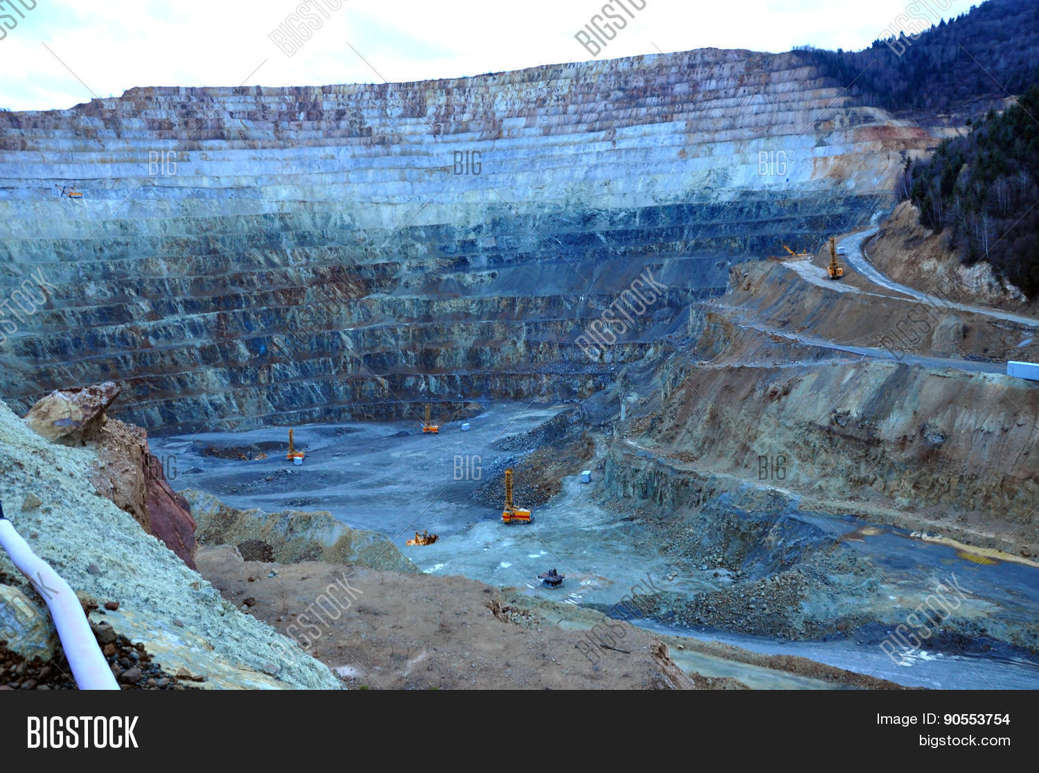 Open Pit Gold Mine Image & Photo (Free Trial) | Bigstock