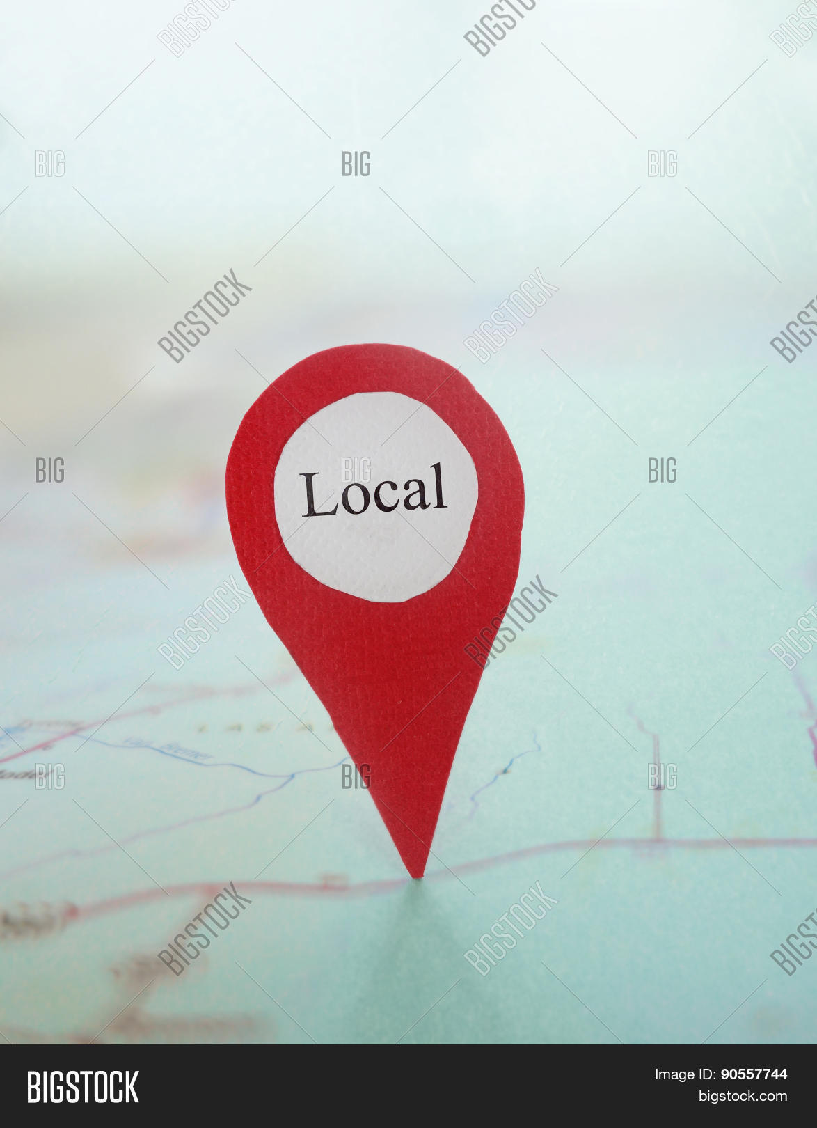 Map Locator Local Image & Photo (Free Trial) | Bigstock