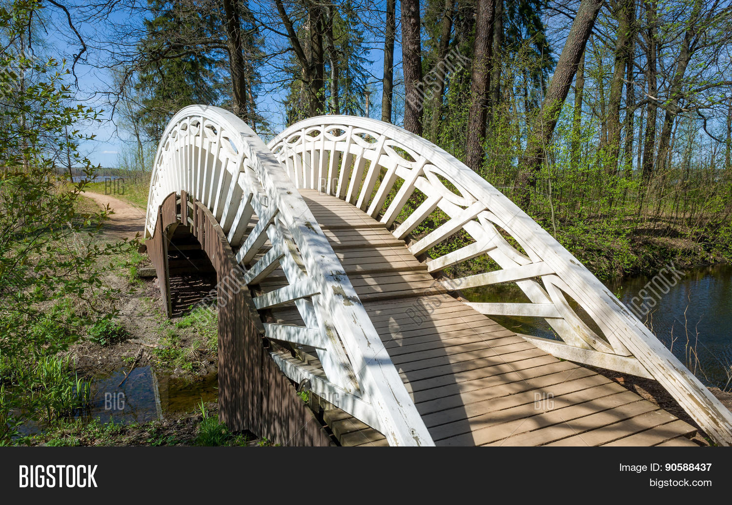 Small Wooden Bridge Image & Photo (Free Trial) | Bigstock