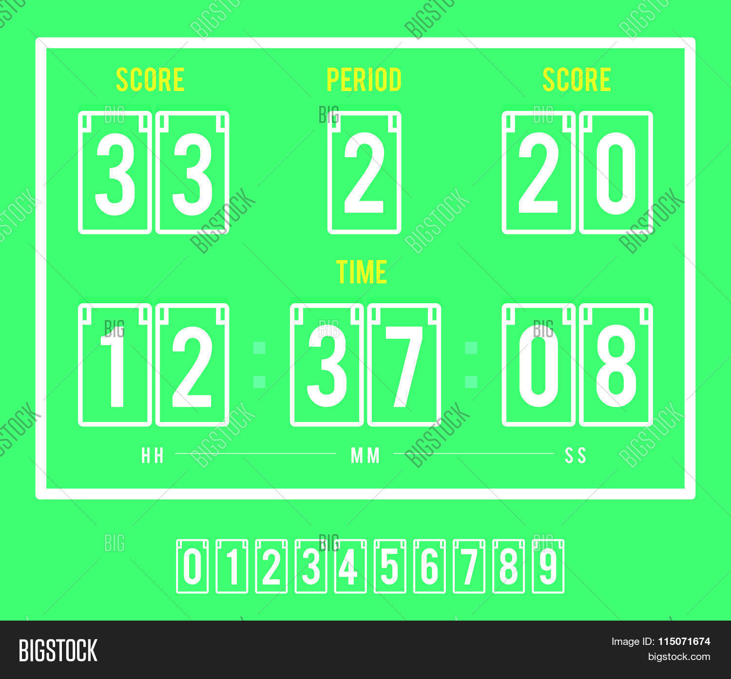 Electric Timetable Vector & Photo (Free Trial) | Bigstock