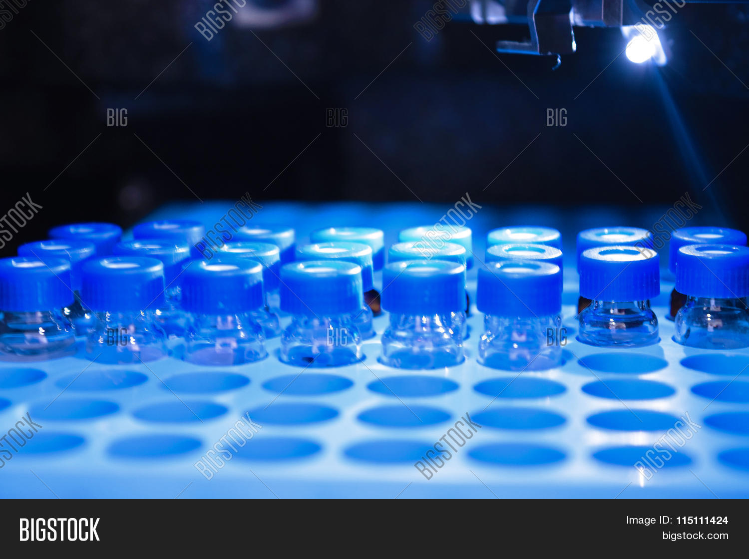 Blue Sample Vials HPLC Image & Photo (Free Trial) | Bigstock