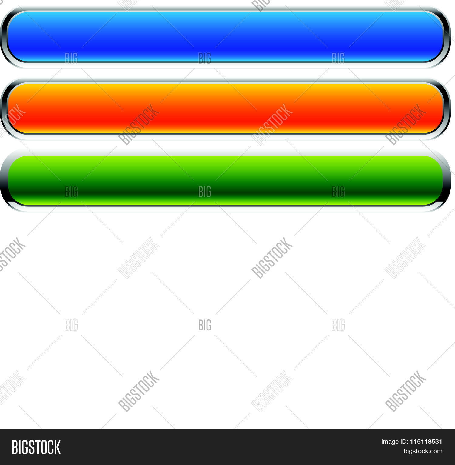 Set Rectangular Vector & Photo (Free Trial) | Bigstock