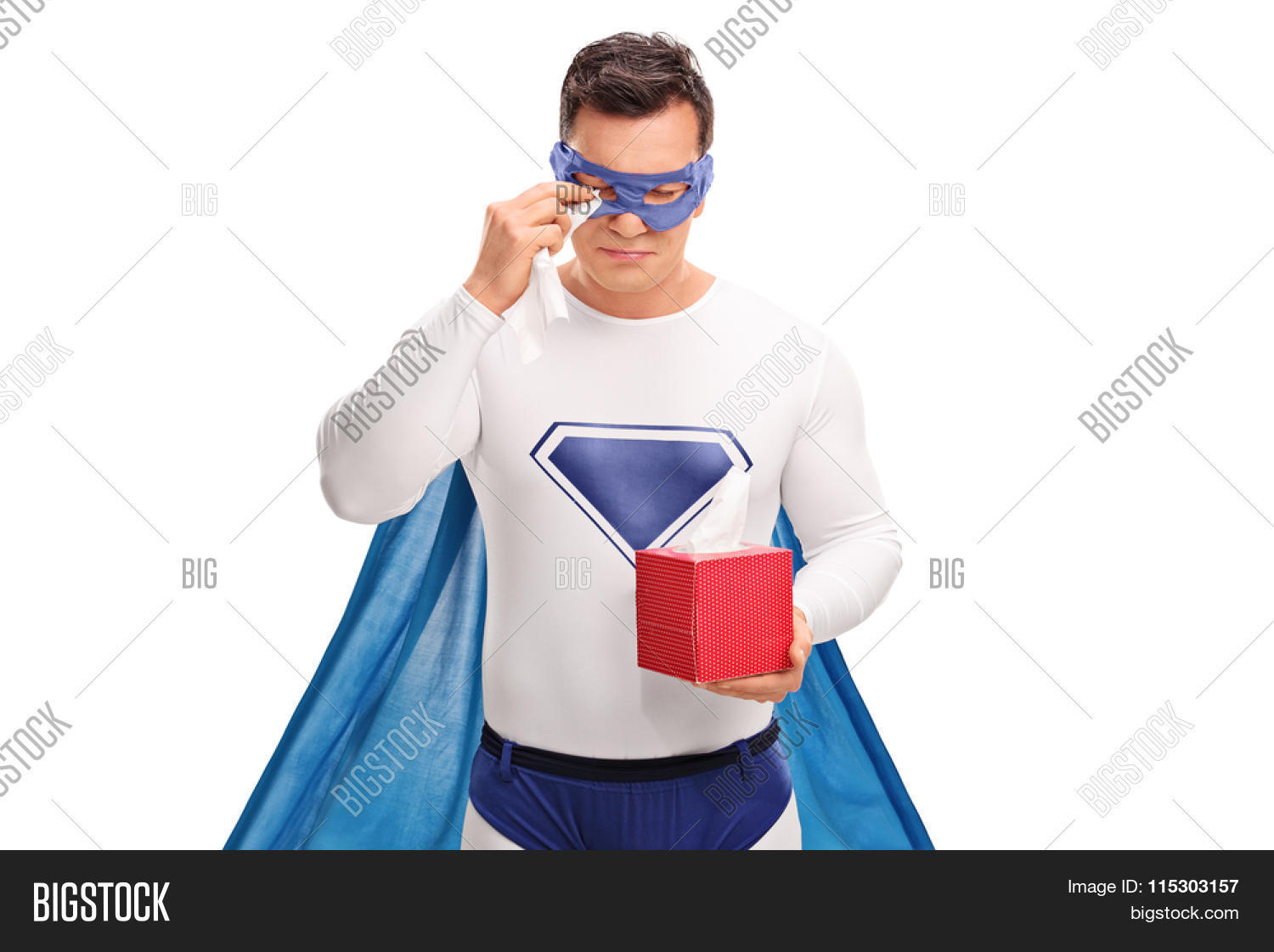 Sad Superhero Holding Image & Photo (Free Trial) | Bigstock