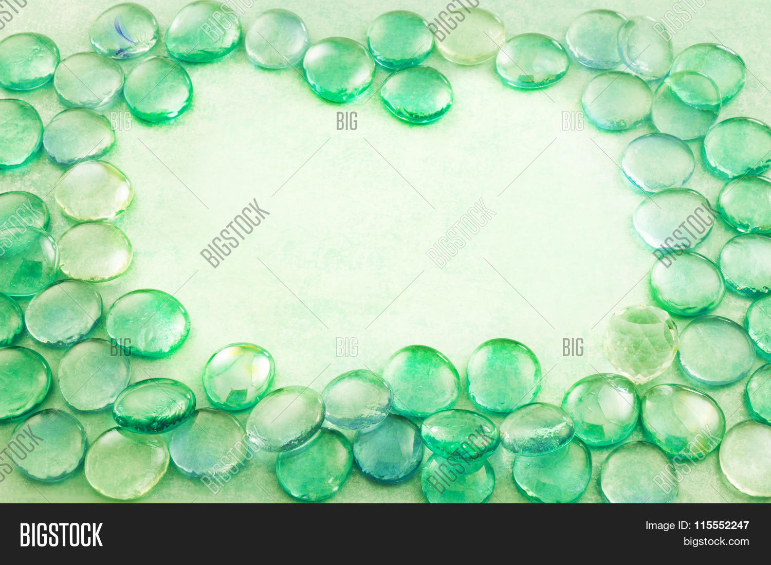 Green Glass Drops Aqua Image & Photo (Free Trial) | Bigstock
