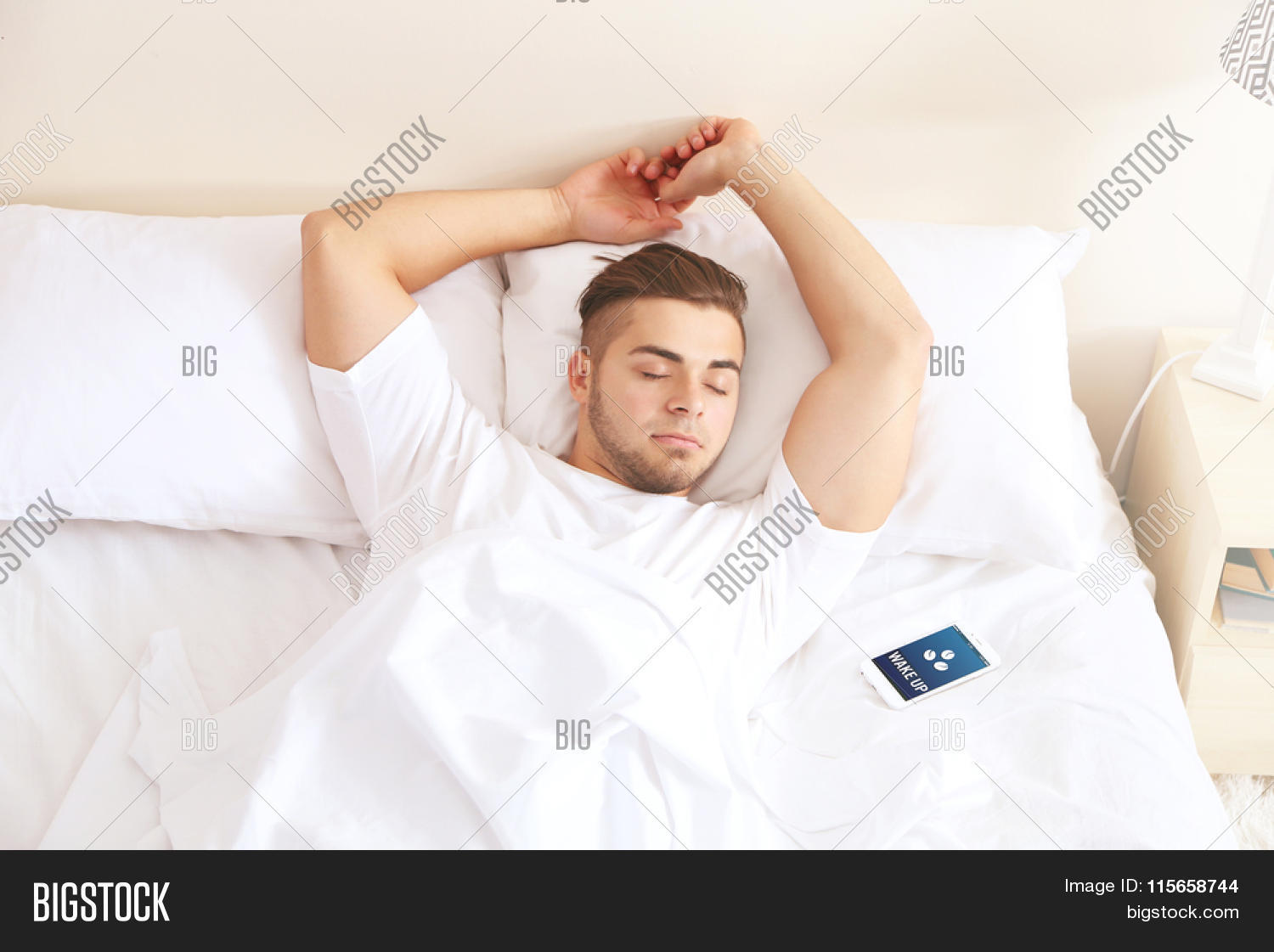 Young Man Snoozing On Image & Photo (Free Trial) | Bigstock