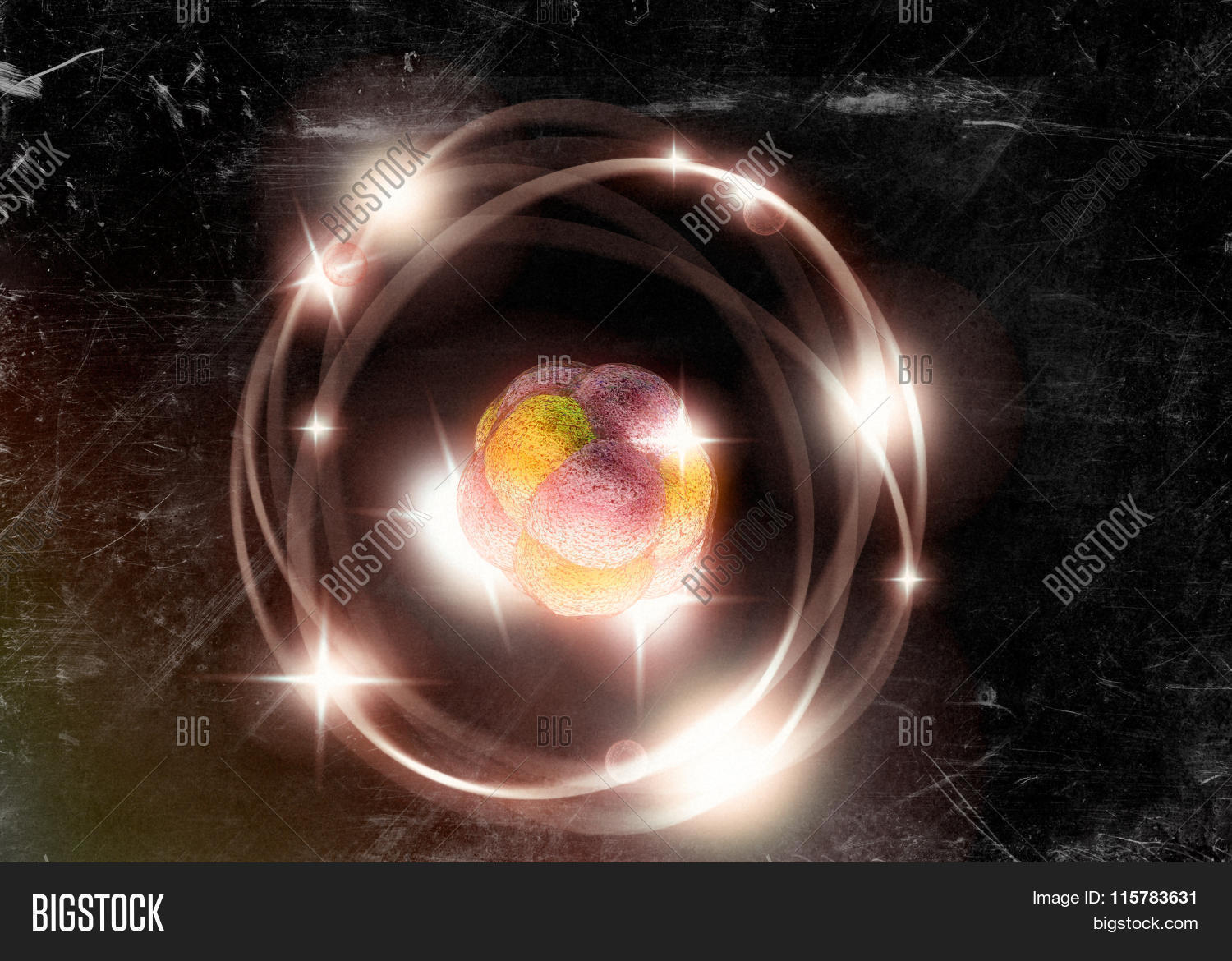 Atom Particle Image & Photo (Free Trial) | Bigstock