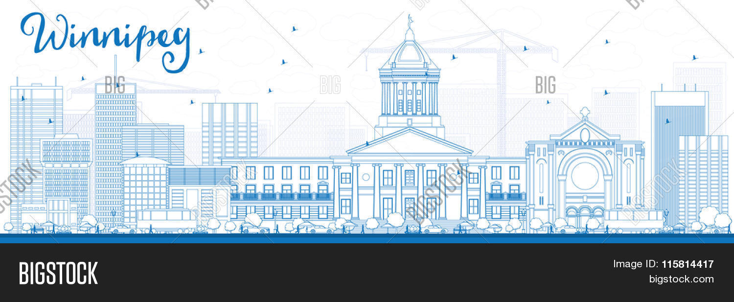 Outline Winnipeg Vector & Photo (Free Trial) | Bigstock