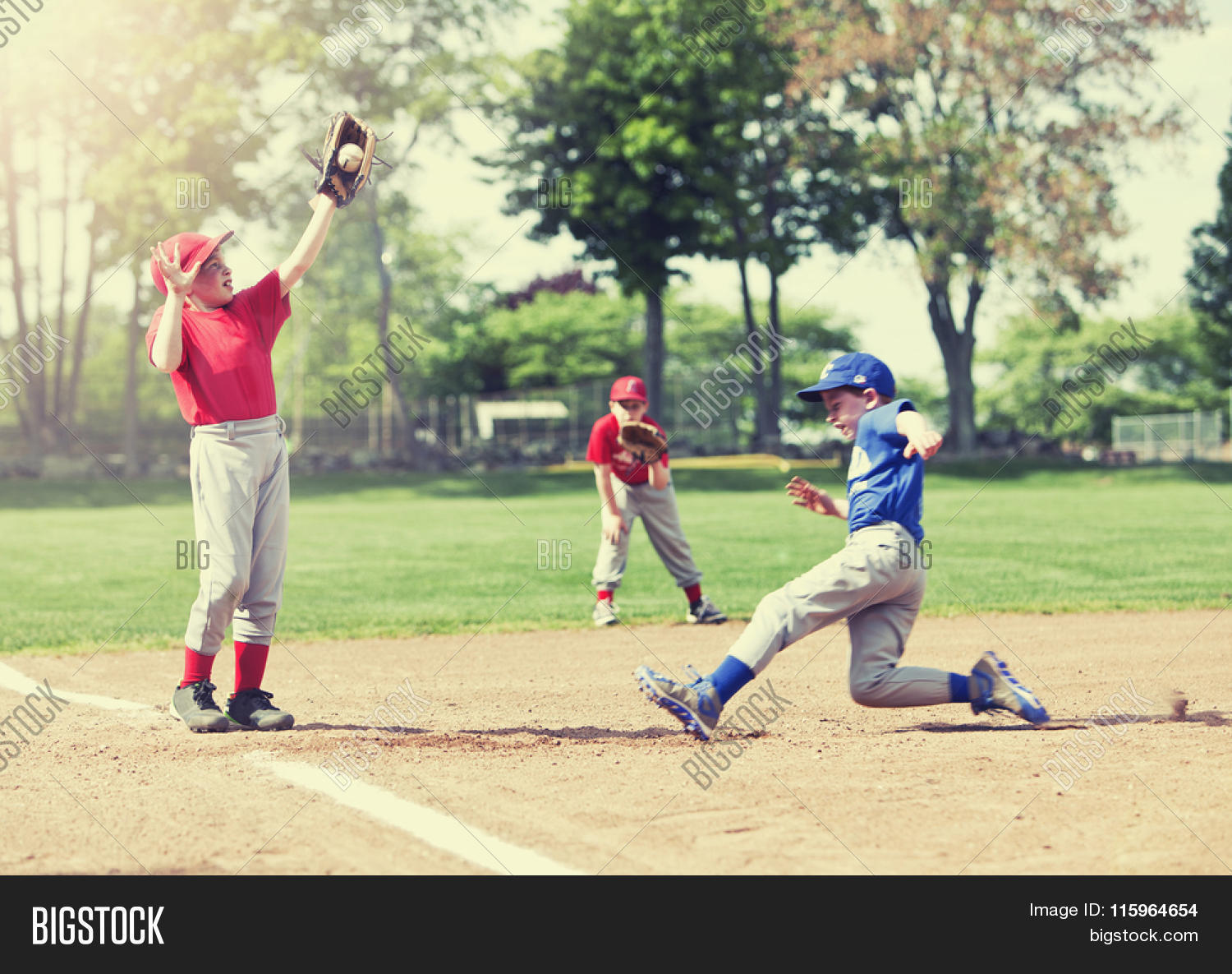 Boy Sliding Into Base Image & Photo (Free Trial) | Bigstock