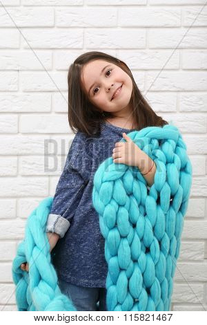 Little Girl Wrapped Image & Photo (Free Trial) | Bigstock