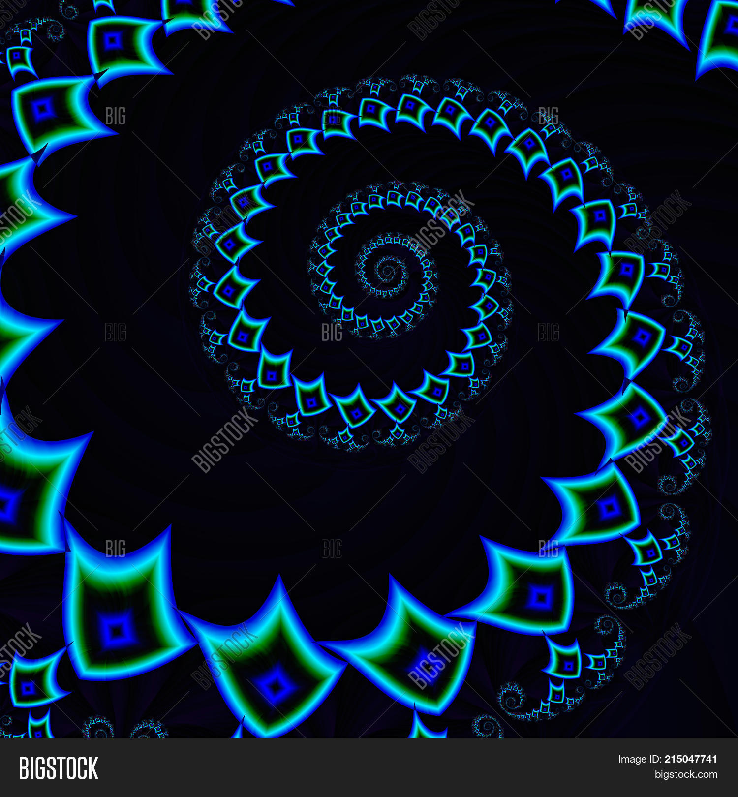 Endless Spiral. 3D Image & Photo (Free Trial) | Bigstock