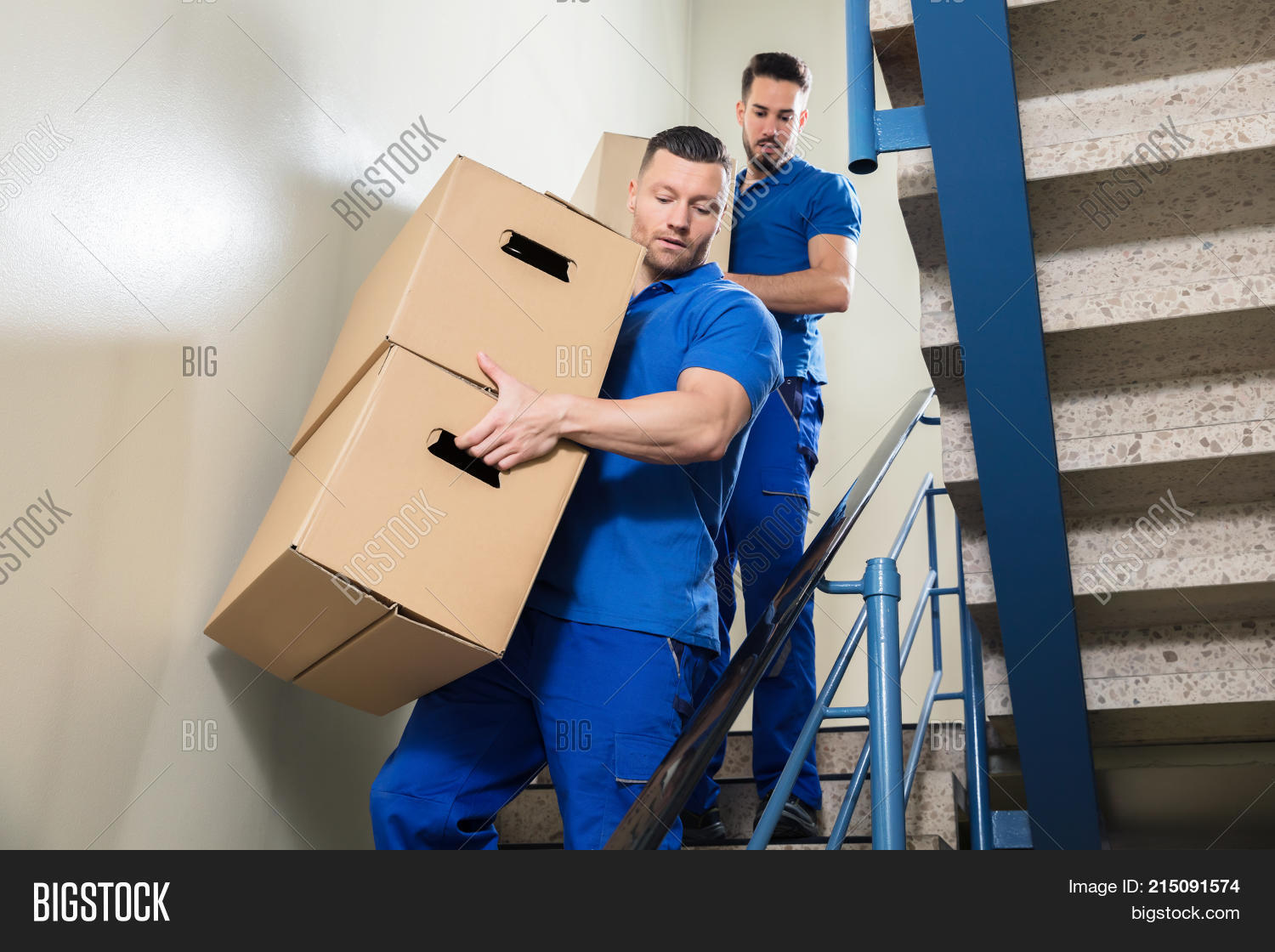Two Young Male Movers Image & Photo (Free Trial) | Bigstock
