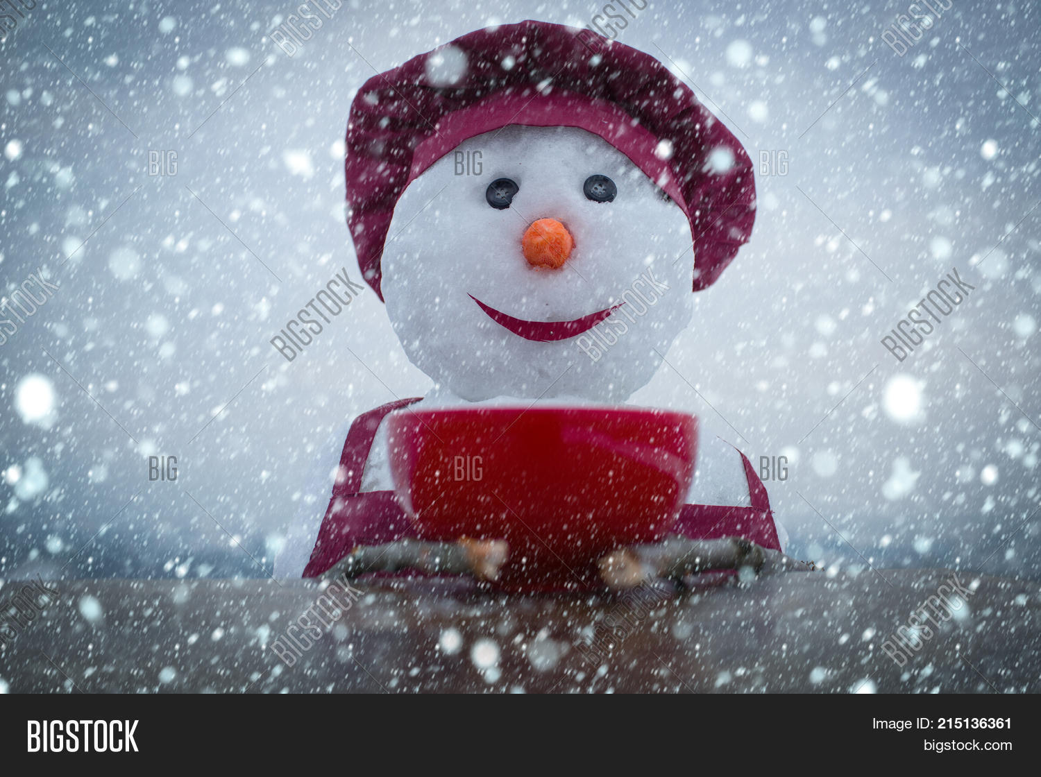 Snowman Chef Winter Image & Photo (Free Trial) | Bigstock