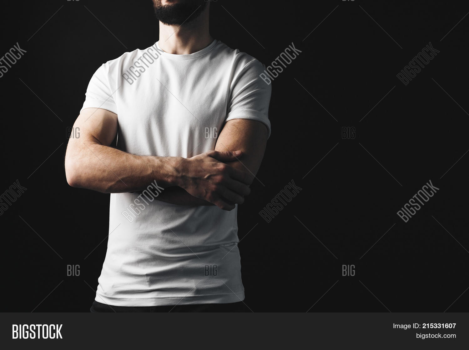 Muscular Man Crossing Image & Photo (Free Trial) | Bigstock