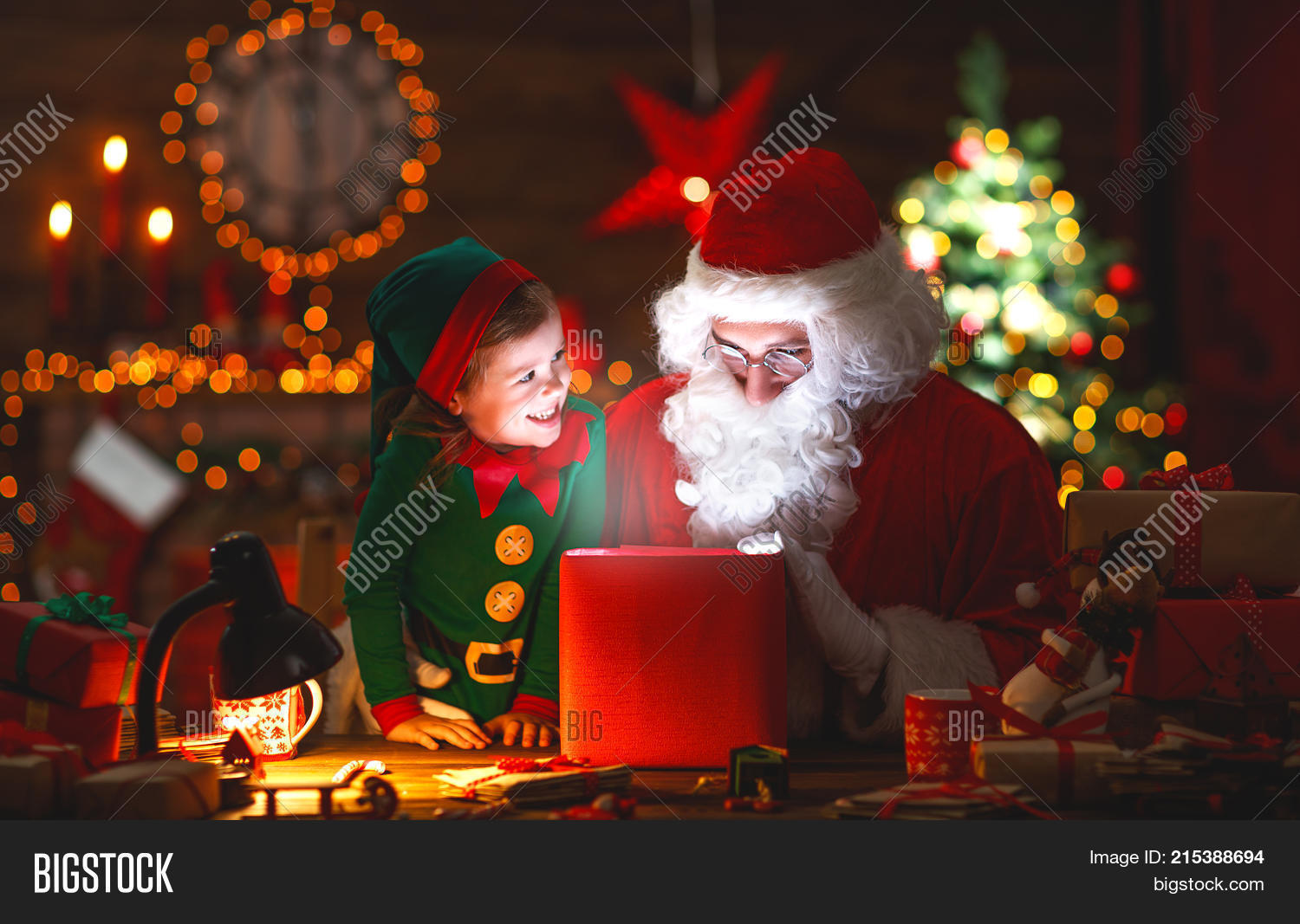 Santa Claus Little Elf Image & Photo (Free Trial) | Bigstock