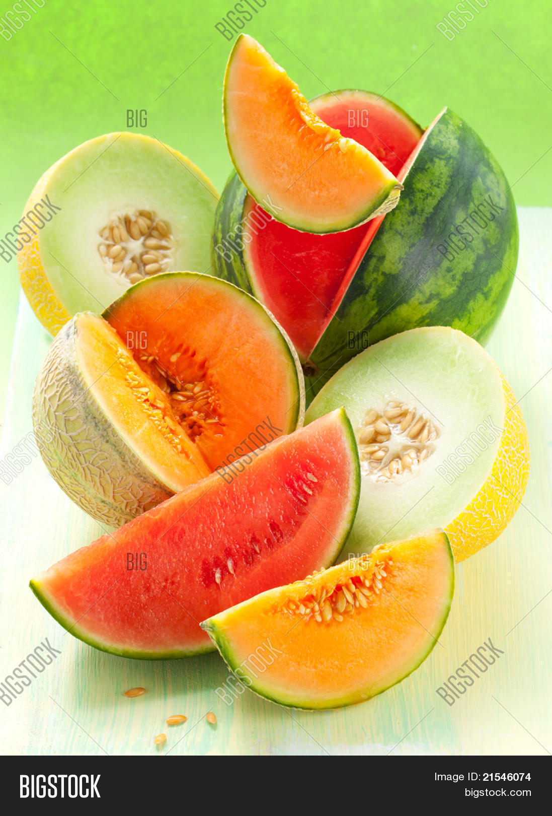 Assorted Melons Image & Photo (Free Trial) | Bigstock
