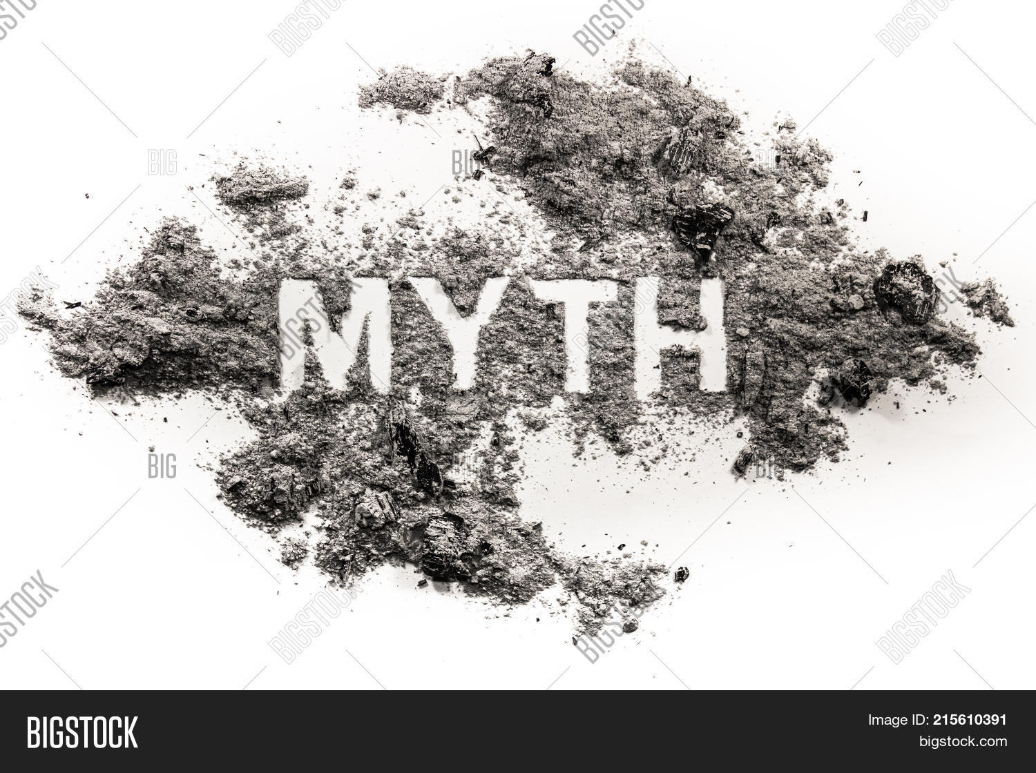 Myth Word Written Ash Image & Photo (Free Trial) | Bigstock