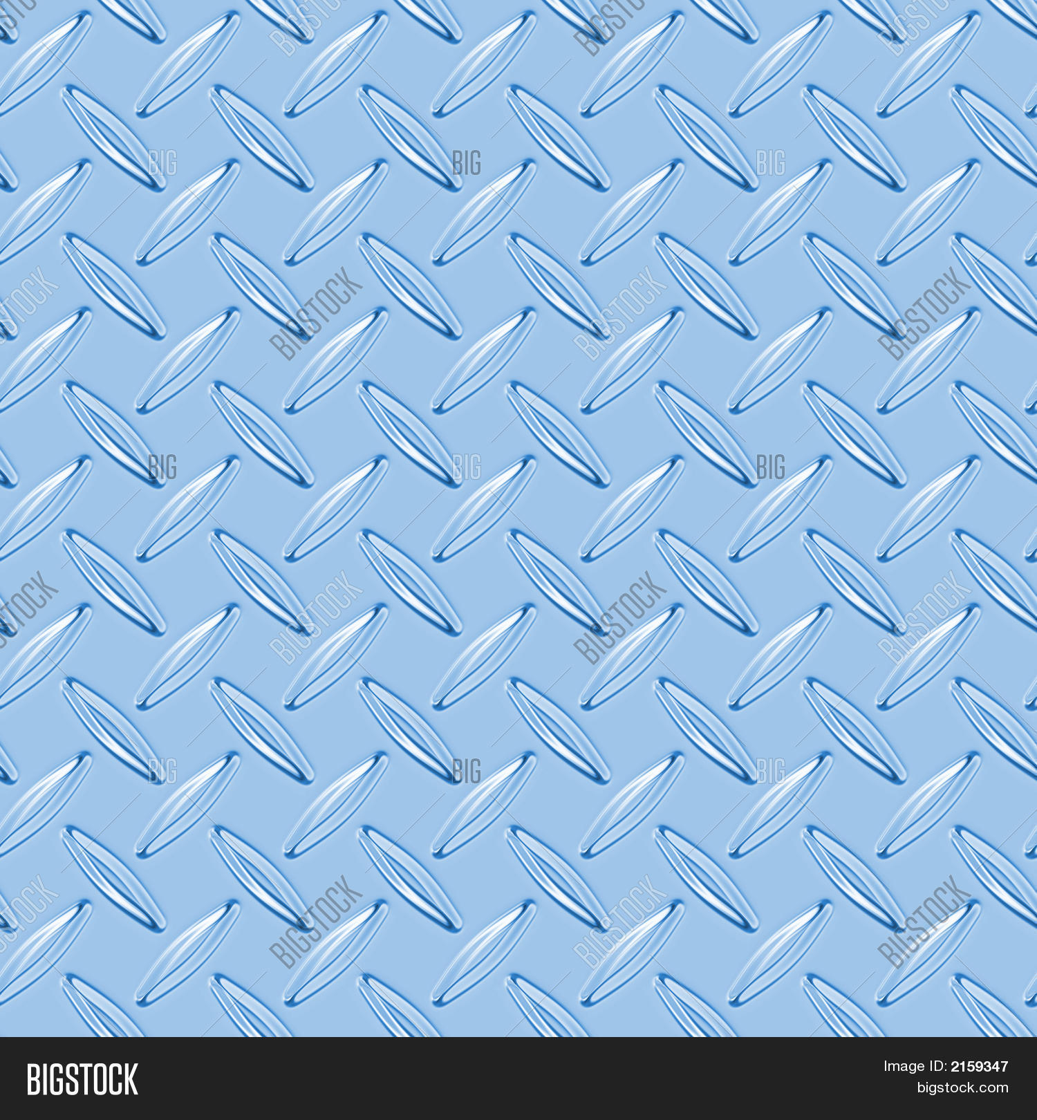 Blue Diamond Plate Image & Photo (Free Trial) | Bigstock