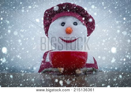 Snowman Chef Winter Image & Photo (Free Trial) | Bigstock