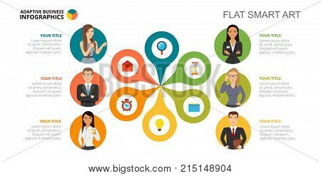Six Workers Team Vector & Photo (Free Trial) | Bigstock