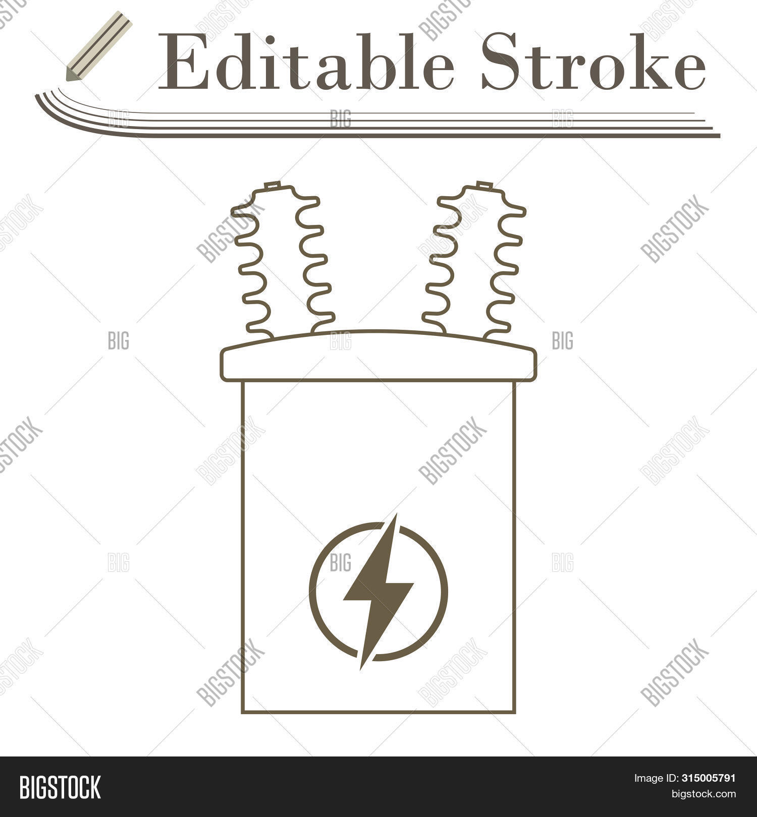 Electrical Transformer Symbol
