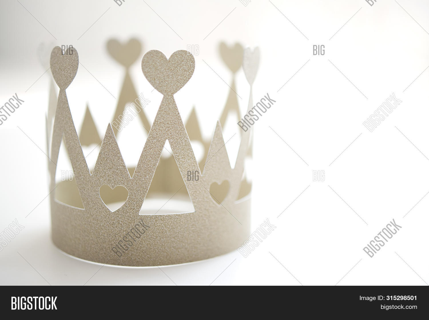 Golden Paper Crown On Image & Photo (Free Trial) | Bigstock