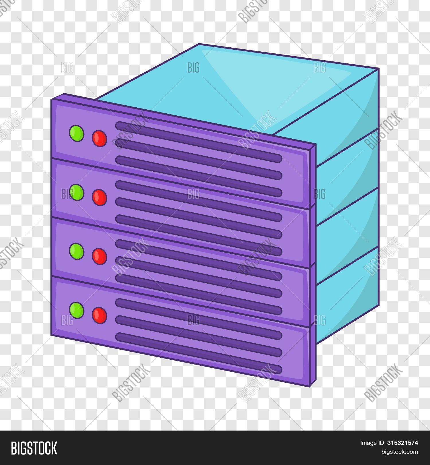 Database Icon. Cartoon Image & Photo (Free Trial) | Bigstock