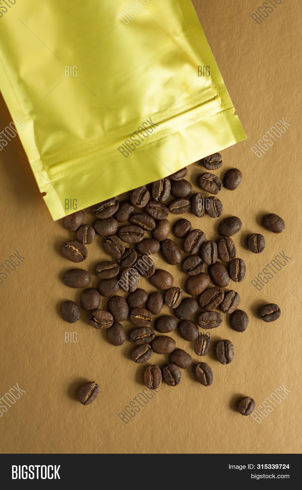 Gold Foil Bag Coffee Image & Photo (Free Trial) | Bigstock