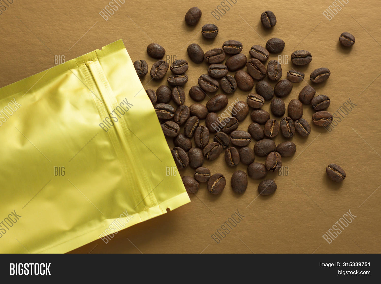 Gold Foil Bag Coffee Image & Photo (Free Trial) | Bigstock