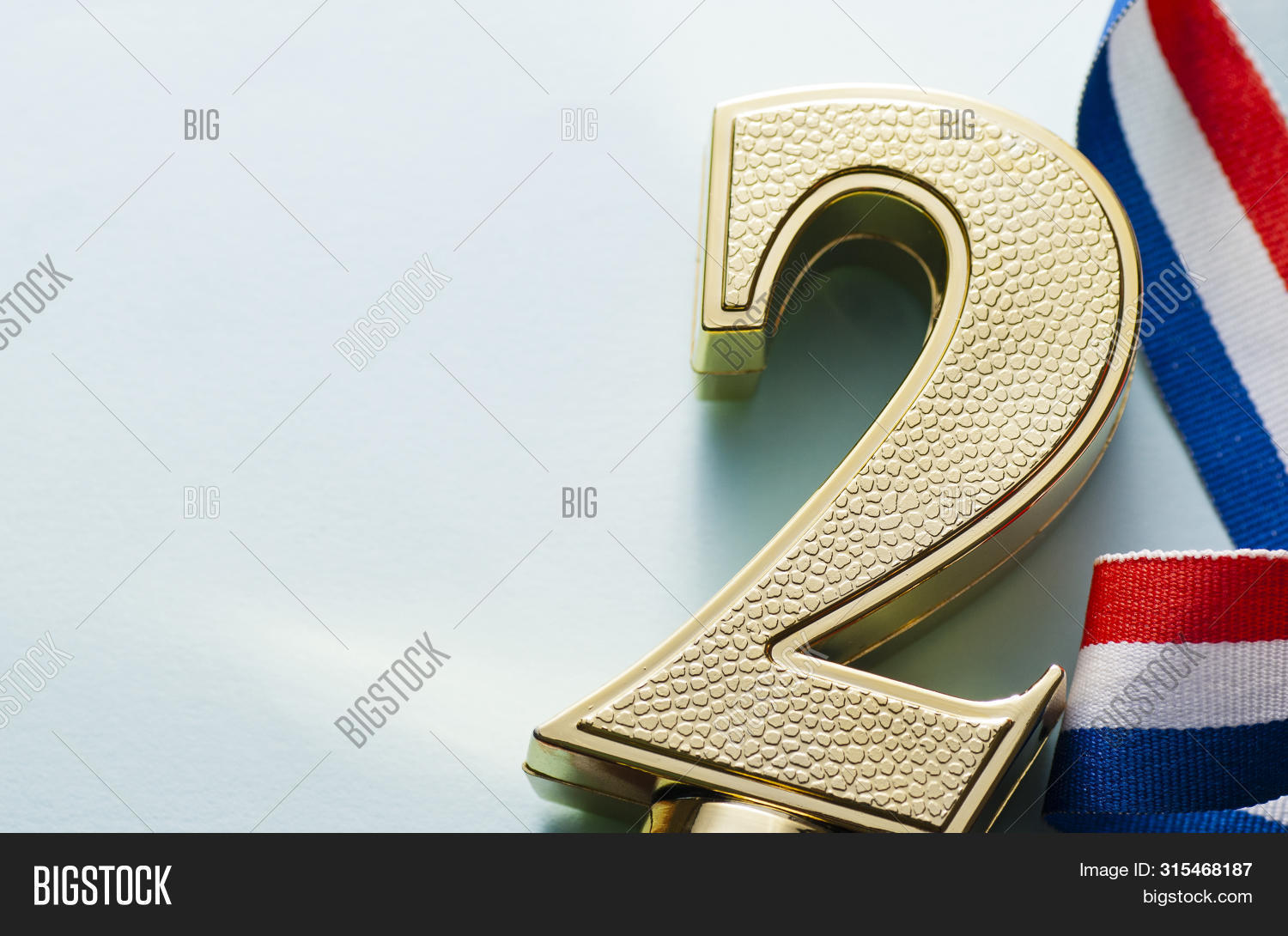 2nd Place Runner Gold Image & Photo (Free Trial) | Bigstock