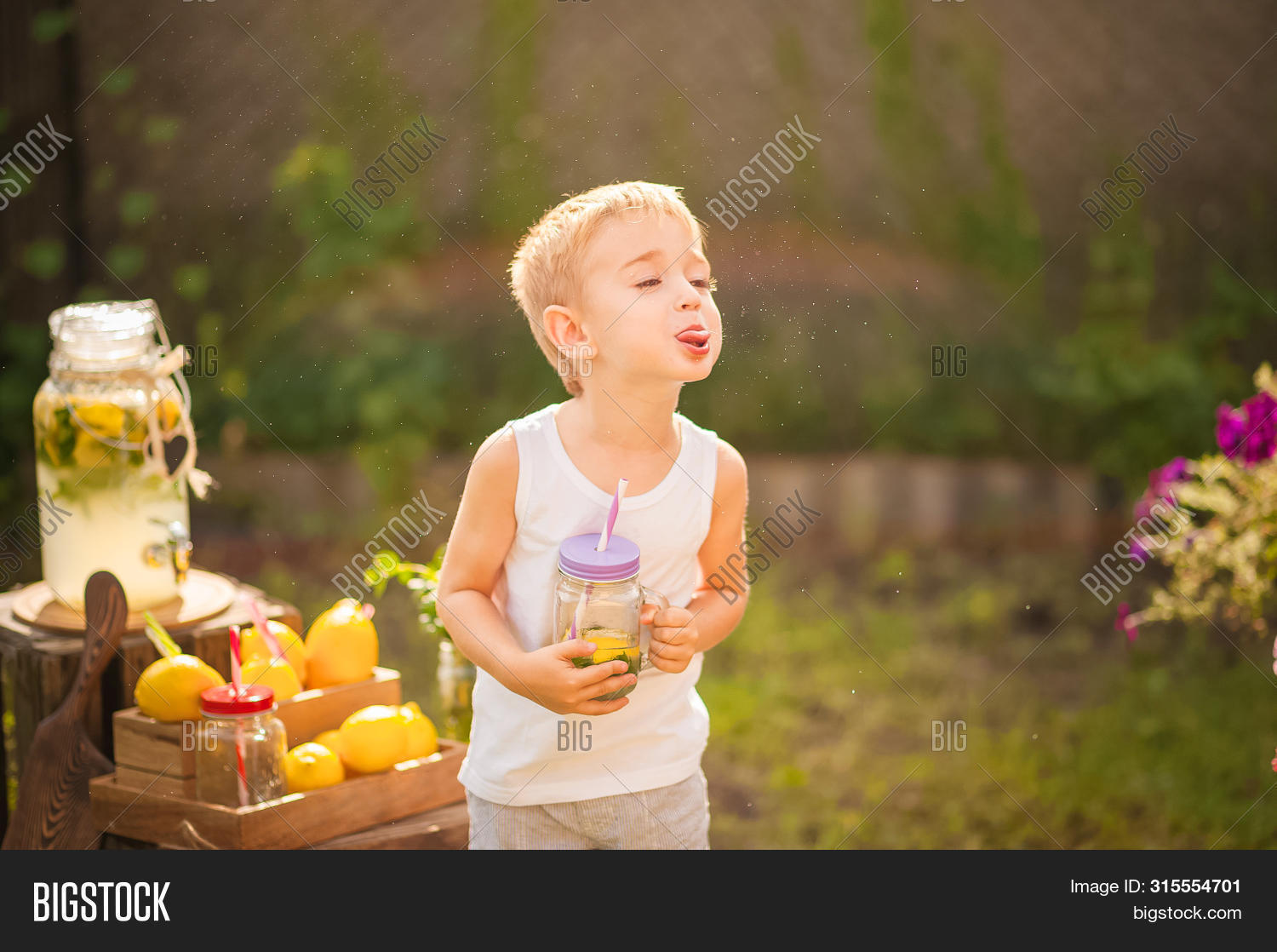 Little Boy Lemonade Image & Photo (Free Trial) | Bigstock