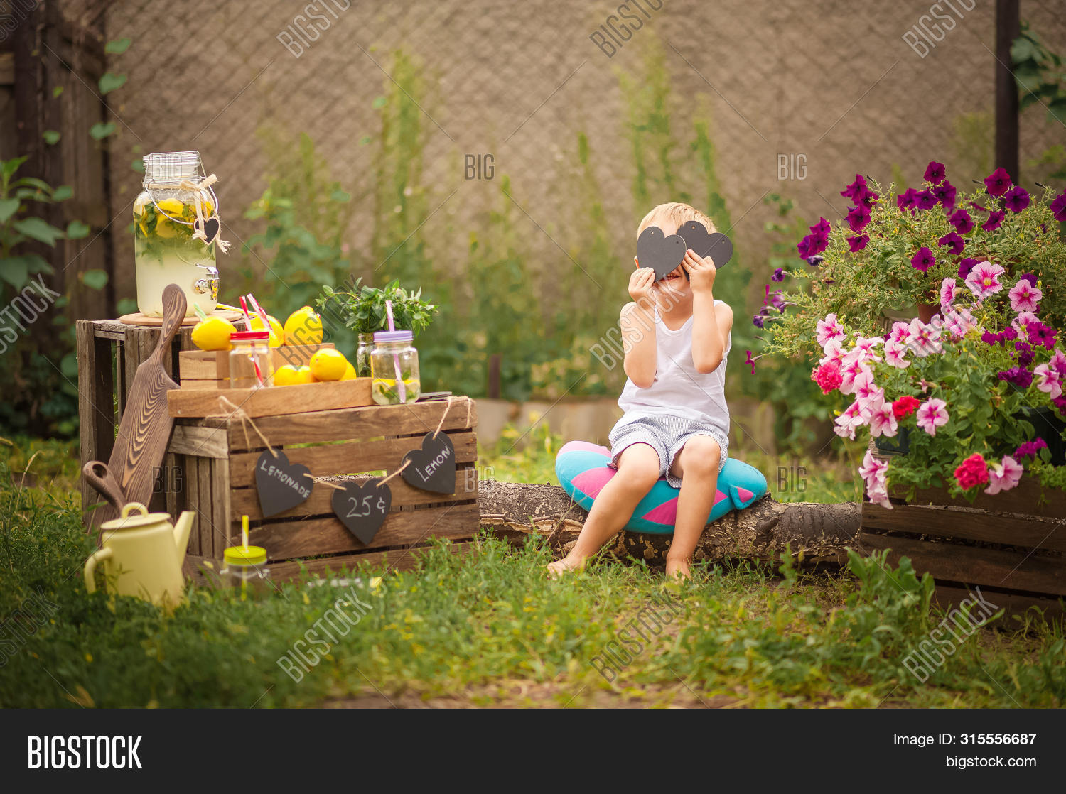 Little Boy Lemonade Image & Photo (Free Trial) | Bigstock