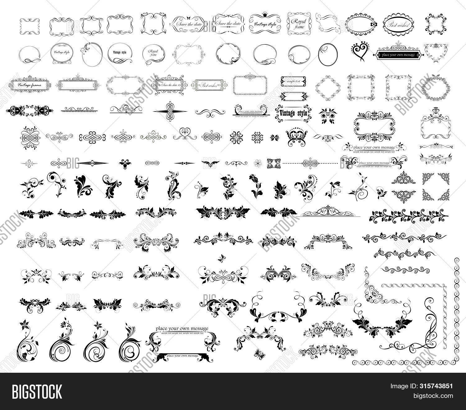 Mega Set Collection Image & Photo (Free Trial) | Bigstock