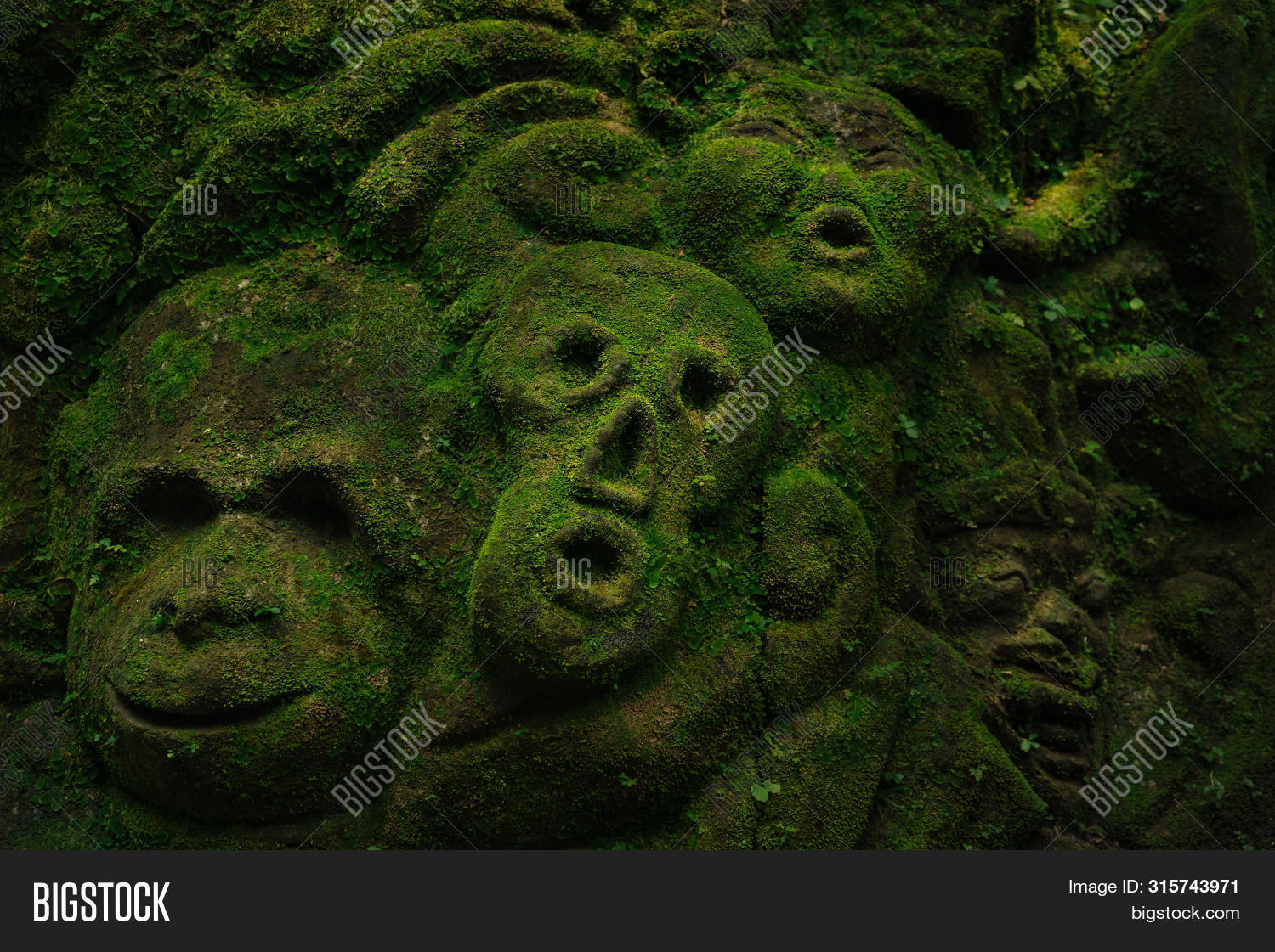 Carving Demons Faces Image & Photo (Free Trial) | Bigstock